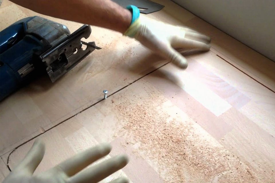 Couper Un Plan De Travail